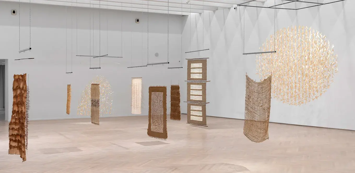 Exposición de María Cueto. Tejer lo efímero | Kutxa Fundazioa